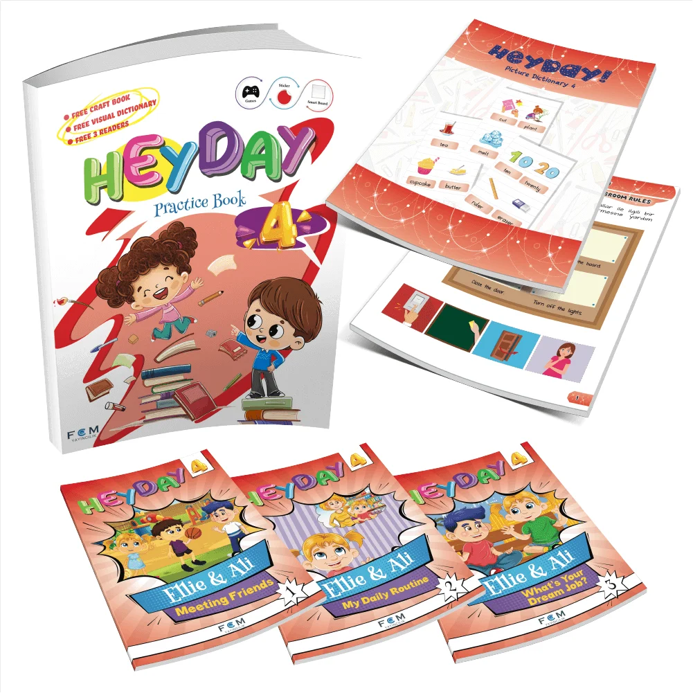 HEYDAY 4. SINIF PRATİCE BOOK SET – Çalışkan Arı Mağaza